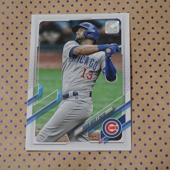 MLB | Toys | David Bote 4 Baseball Card | Poshmark